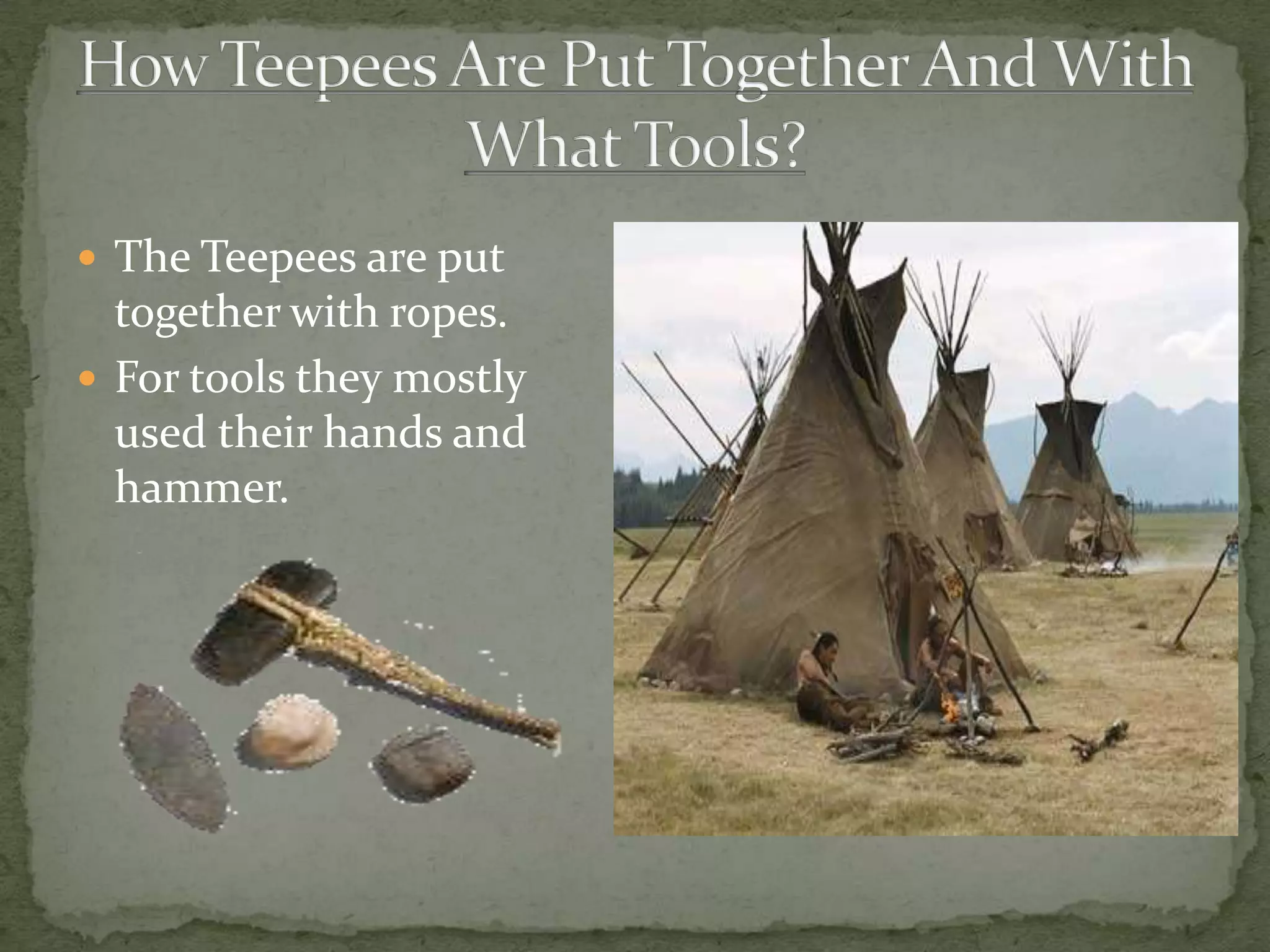 Dylan Milhore Native American Teepees | PPTX