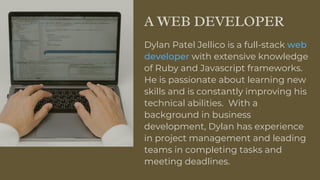 Dylan Patel Jellico - A Software Engineering Professional | PPT