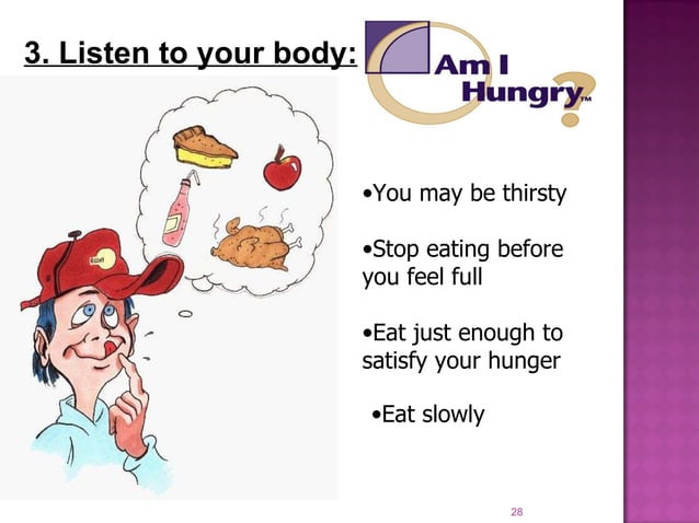 Presentation on Healthy Eating | PPT
