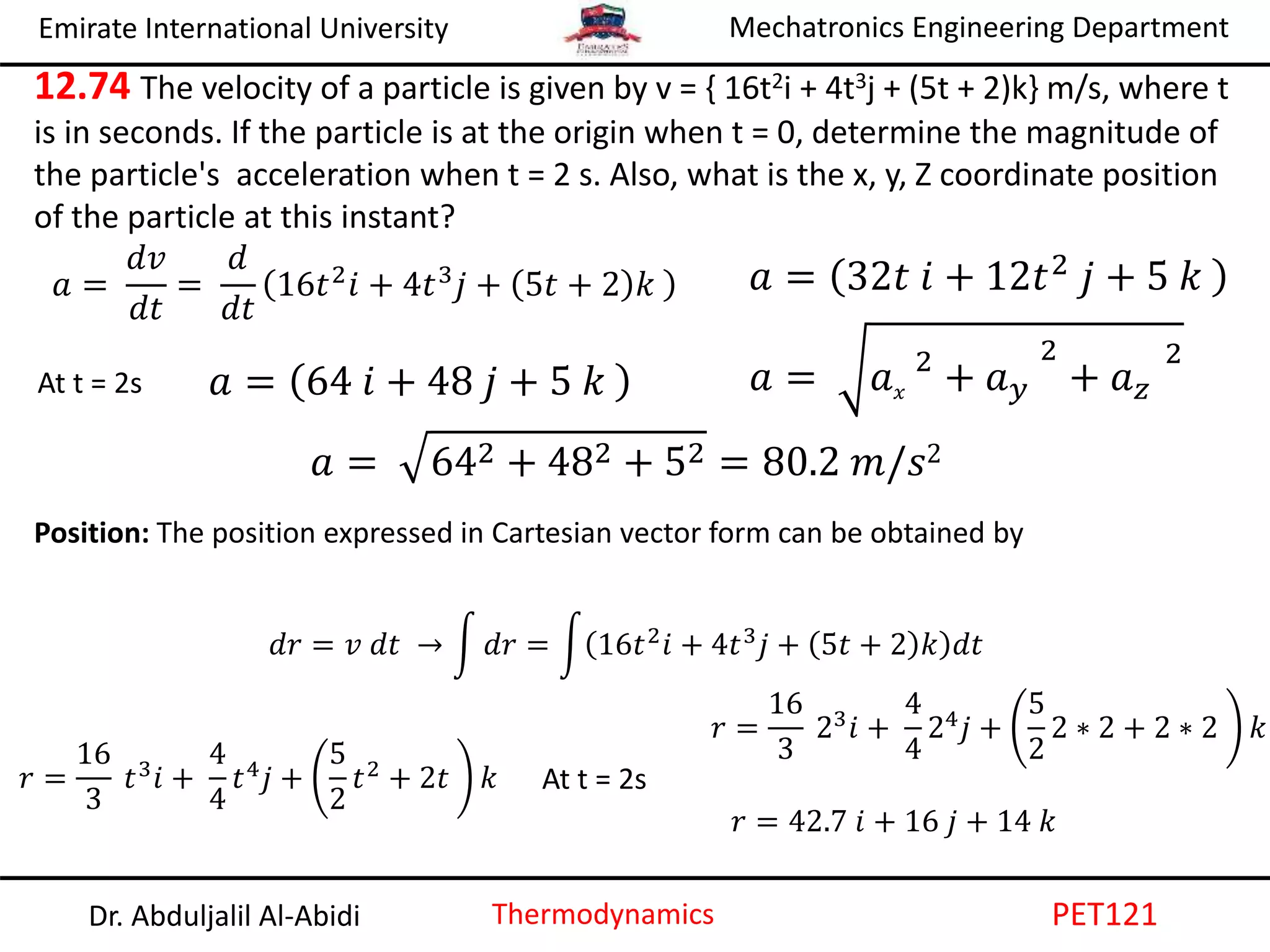 General Curvilinear Motion &Motion of a Projectile | PPTX