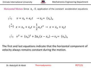 General Curvilinear Motion &Motion of a Projectile | PPTX