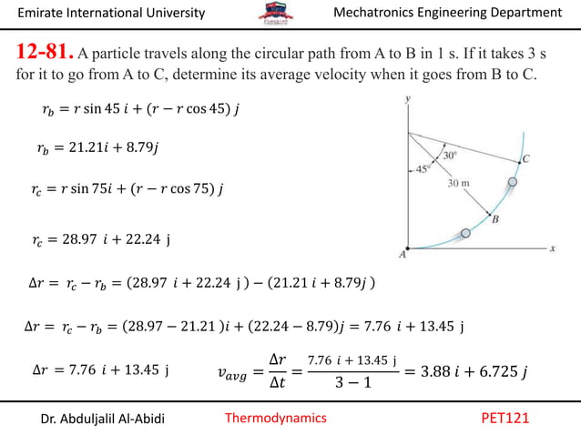 General Curvilinear Motion &Motion of a Projectile | PPTX