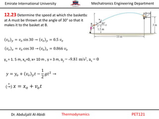 General Curvilinear Motion &Motion of a Projectile | PPTX
