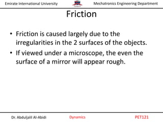Kinetics of a Particle : Force and Acceleration | PPTX