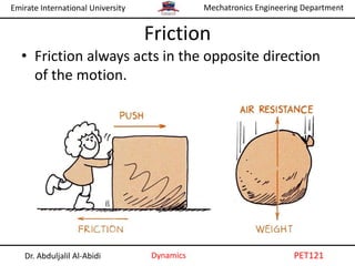 Kinetics of a Particle : Force and Acceleration | PPTX