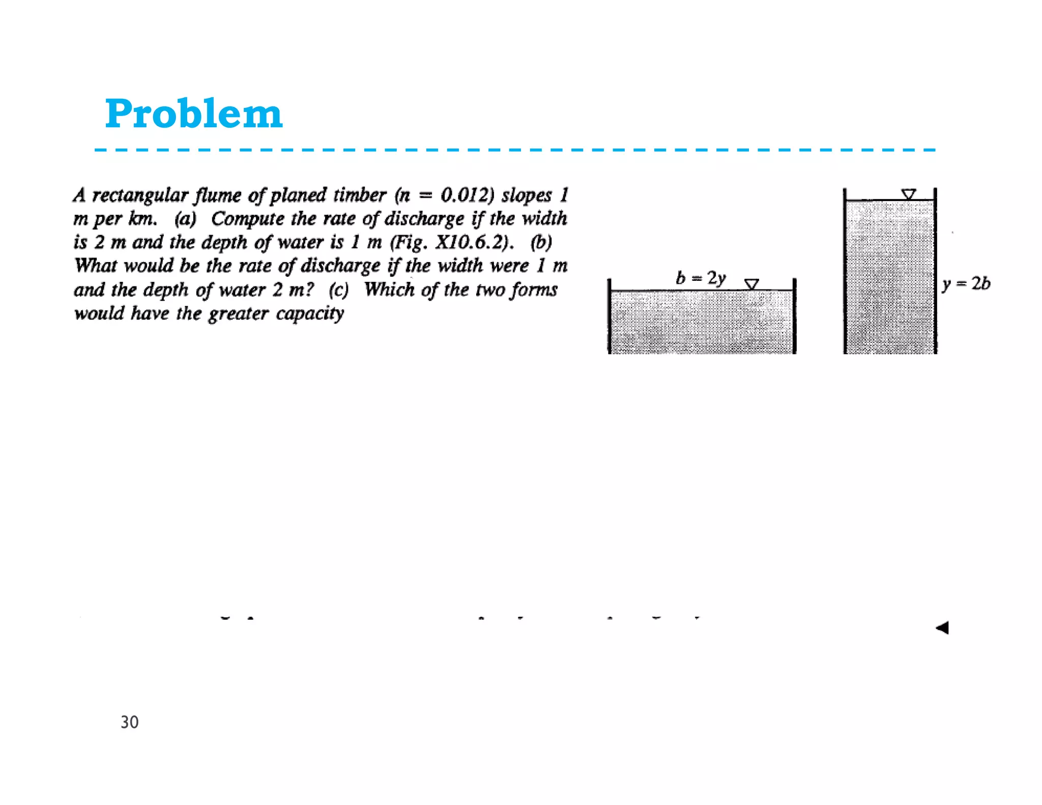 Dymanics of open channel flow | PDF
