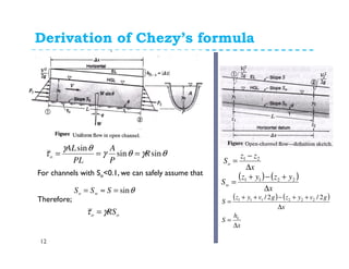 Dymanics of open channel flow | PDF
