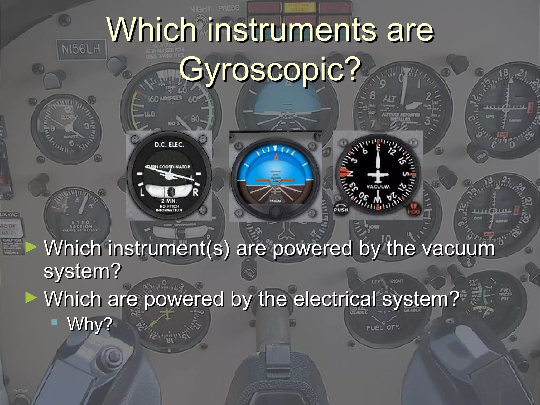 Aircraft instruments | PPT
