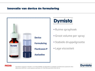 Dymista nasal therapy allergic rhinitis a | PPT
