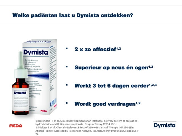 Dymista nasal therapy allergic rhinitis a | PPT | Allergies | Diseases ...
