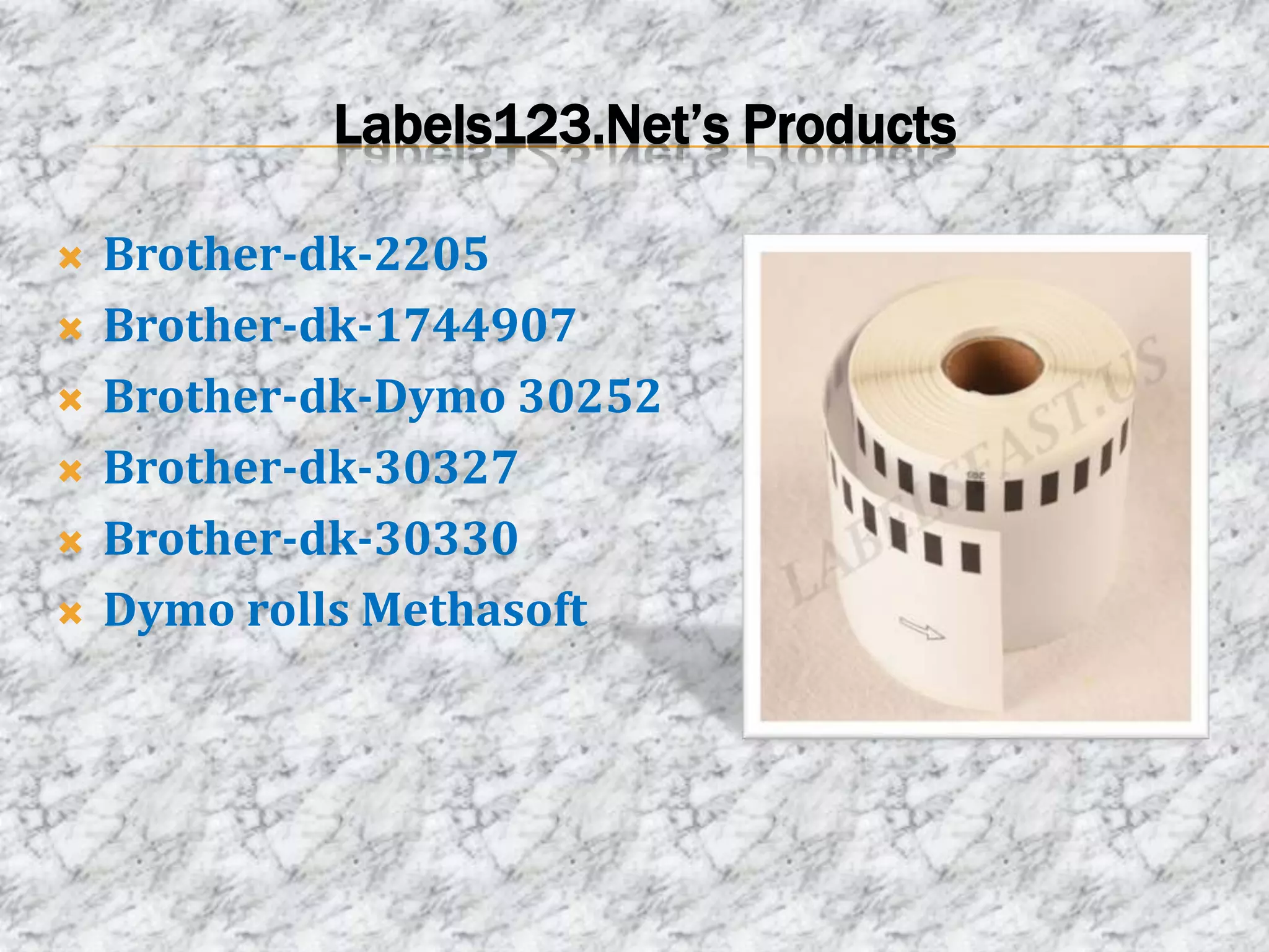 Dymo Labels Rolls Methasoft Provided By Labels123.net