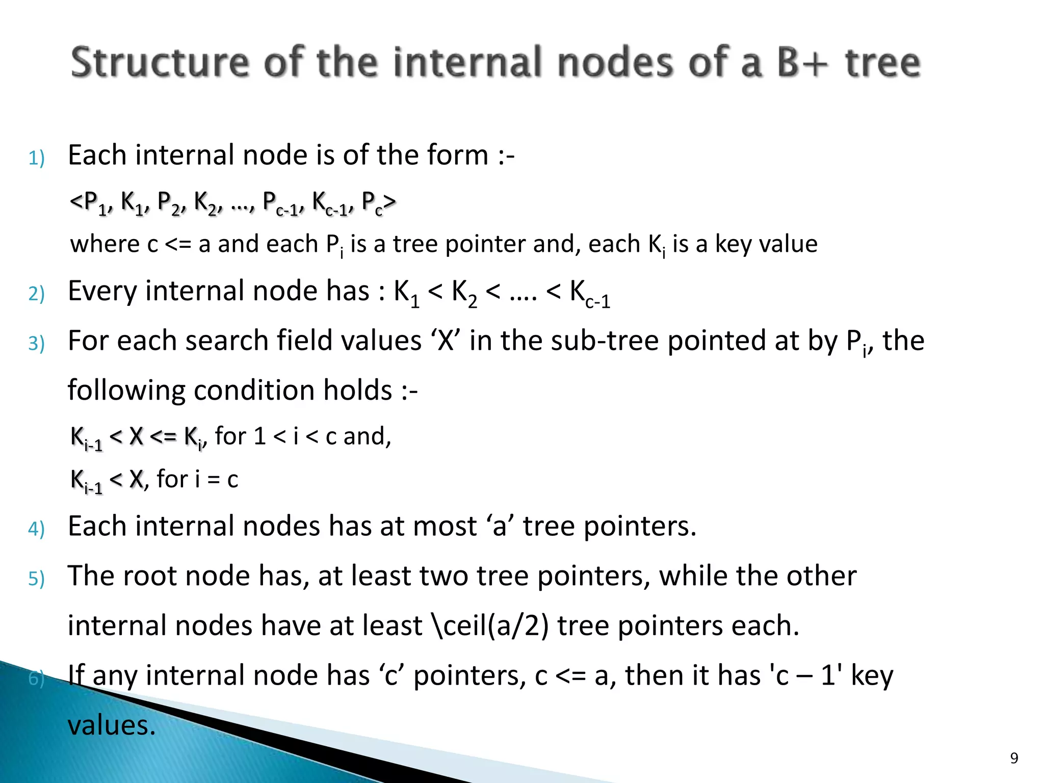 Dynamic multi level indexing Using B-Trees And B+ Trees | PPTX