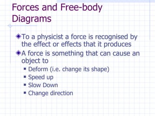 2.2 - Forces & Dynamics | PPT
