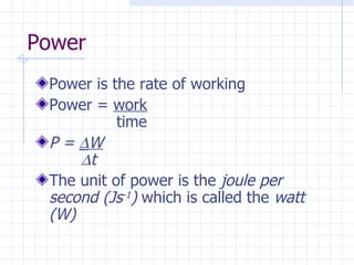 2.3 - Work Energy & Power | PPT