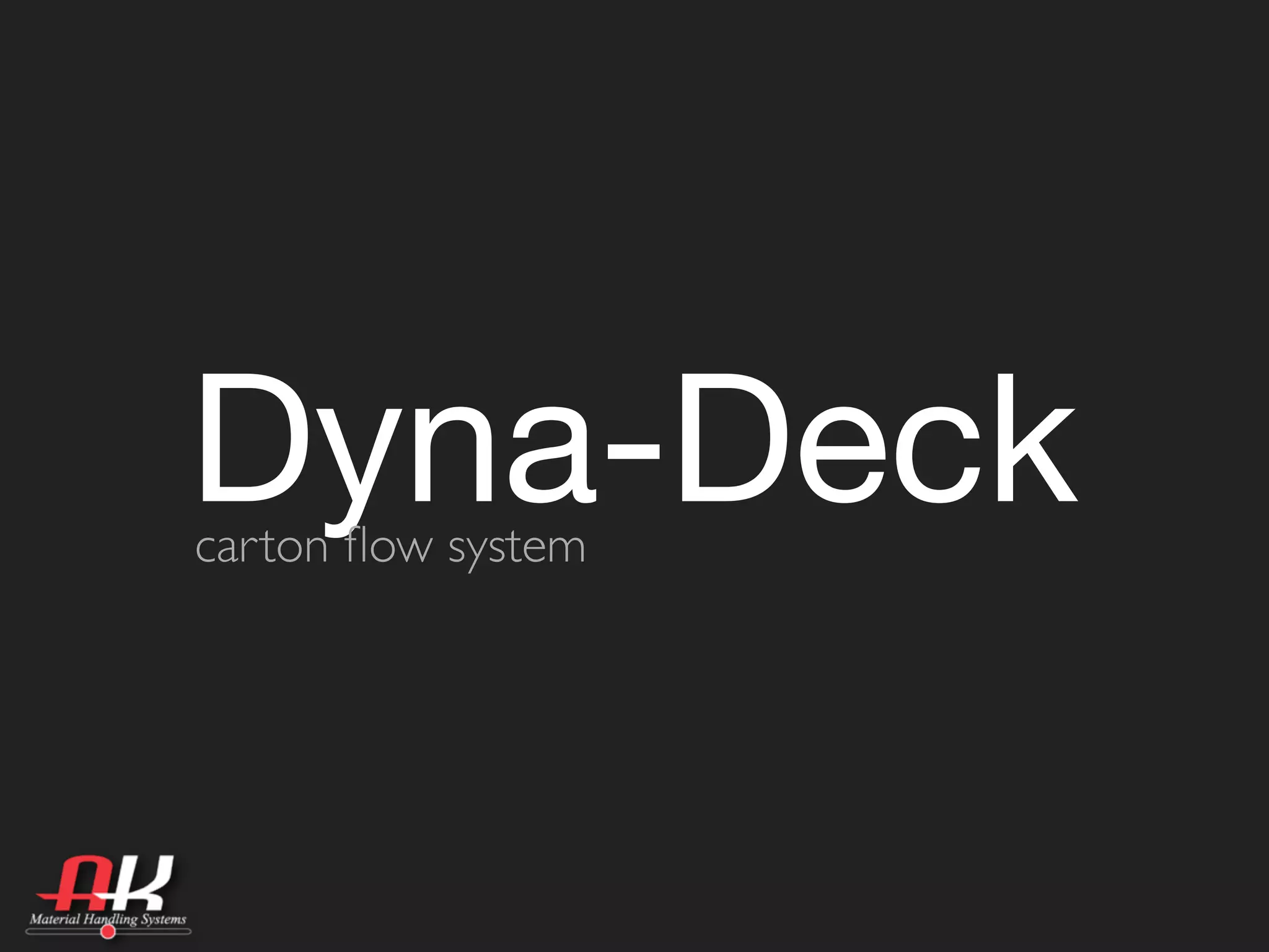 Dyna Deck Carton Flow Warehouse Rack System | PDF