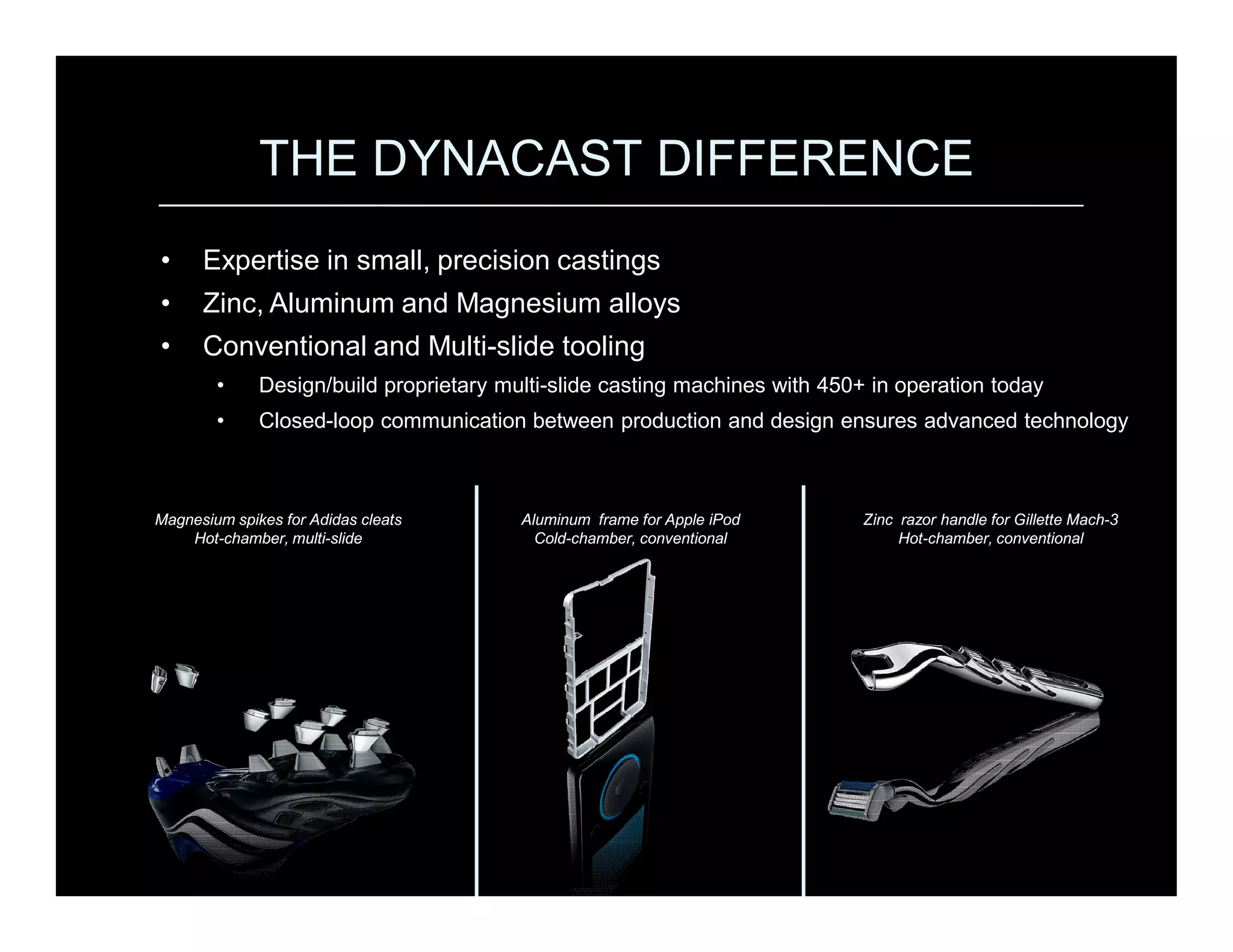 Dynacast Corporate Overview 2011 Customer | PDF