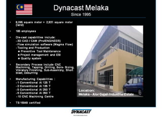 Dynacast South Asia Presentation | PDF
