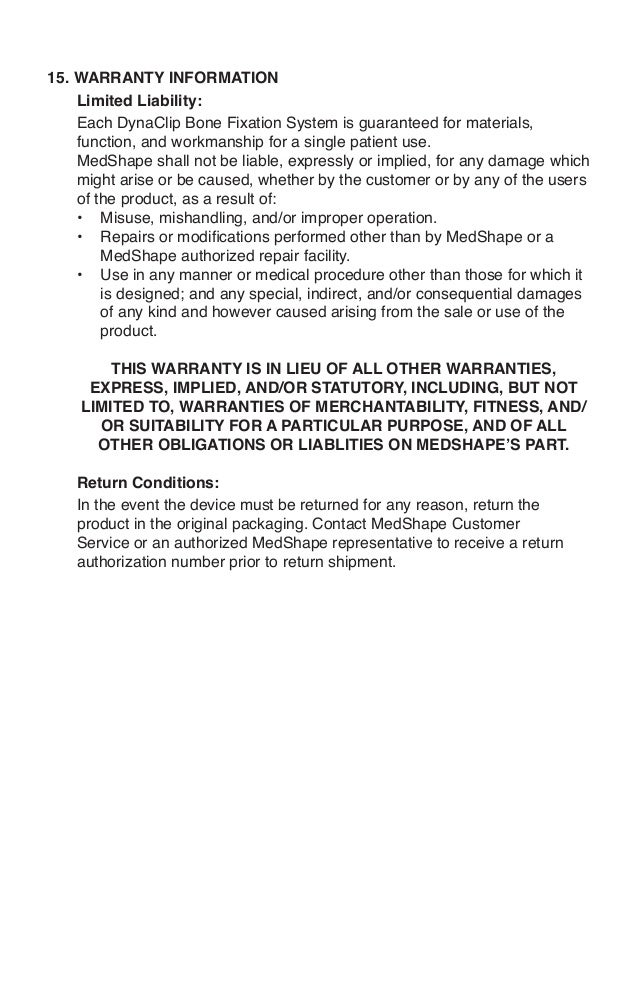 DynaClip Bone Fixation System | DJO Global | PDF