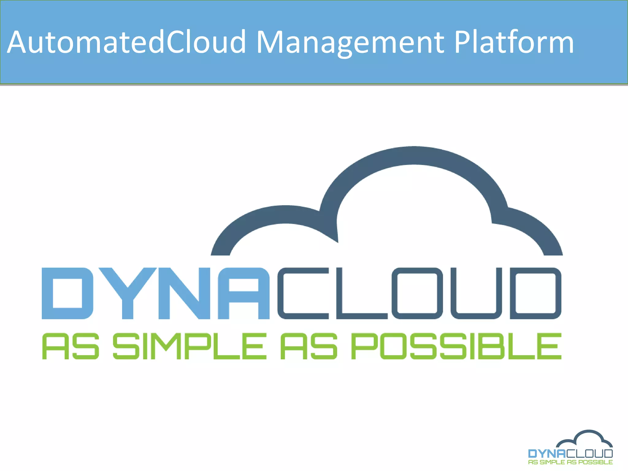 Dyna cloud algemeen | PPT