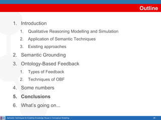 Semantic Techniques for Enabling Knowledge Reuse in Conceptual Modelling | PPT
