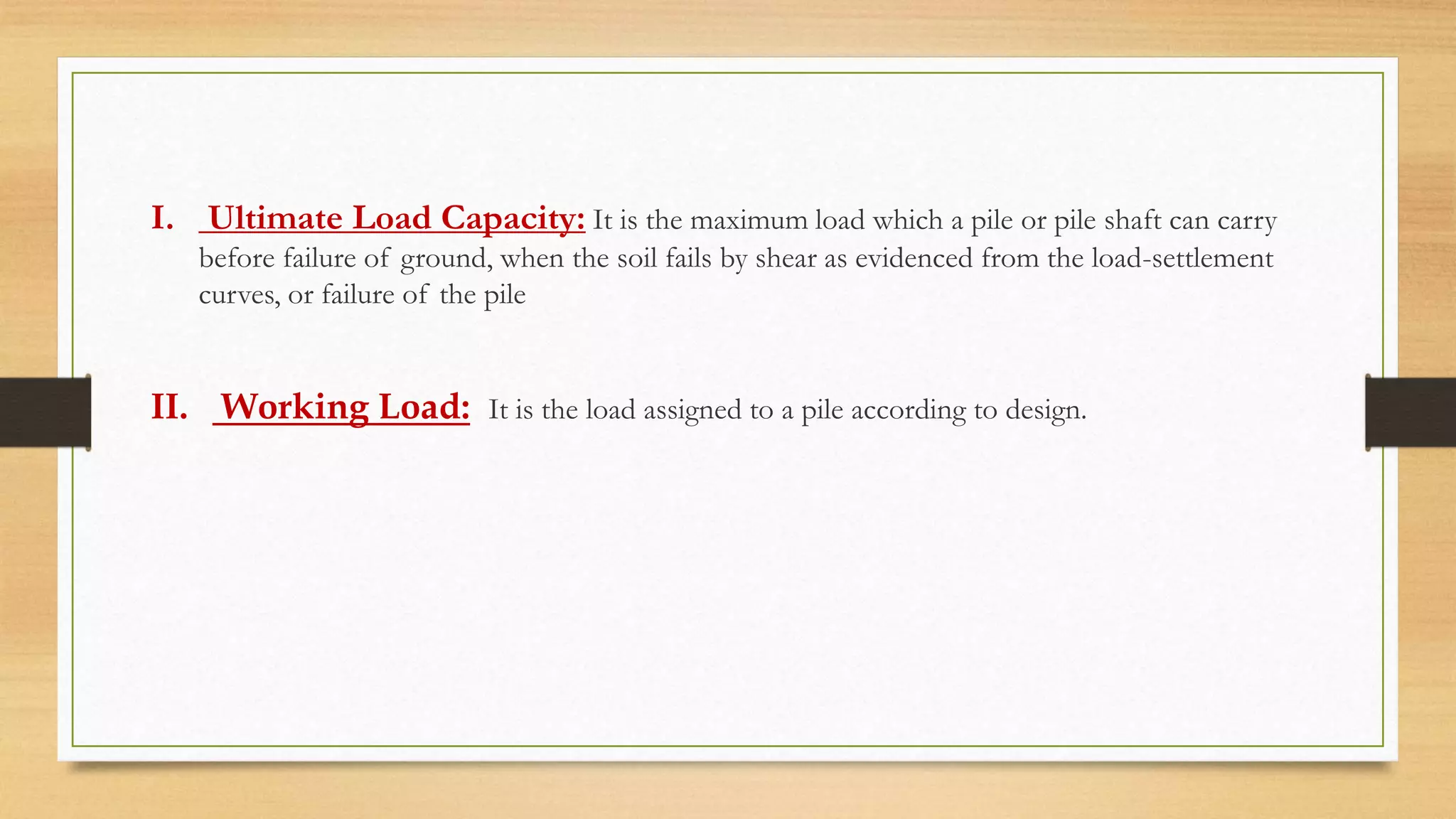 Dynamic Pile Formulae | PPTX