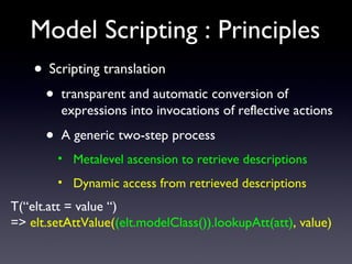 Dynamic and Generic Manipulation of Models: From Introspection to Scripting | PPT