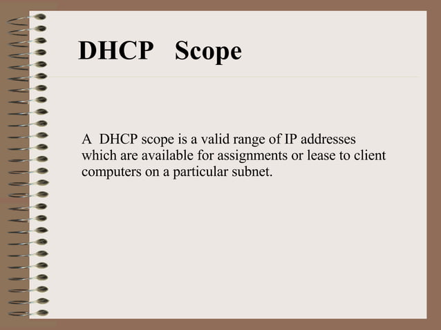 Dynamic Host Configuration Protocol | PPT