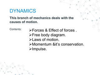 Dynamics ib physics | PPTX
