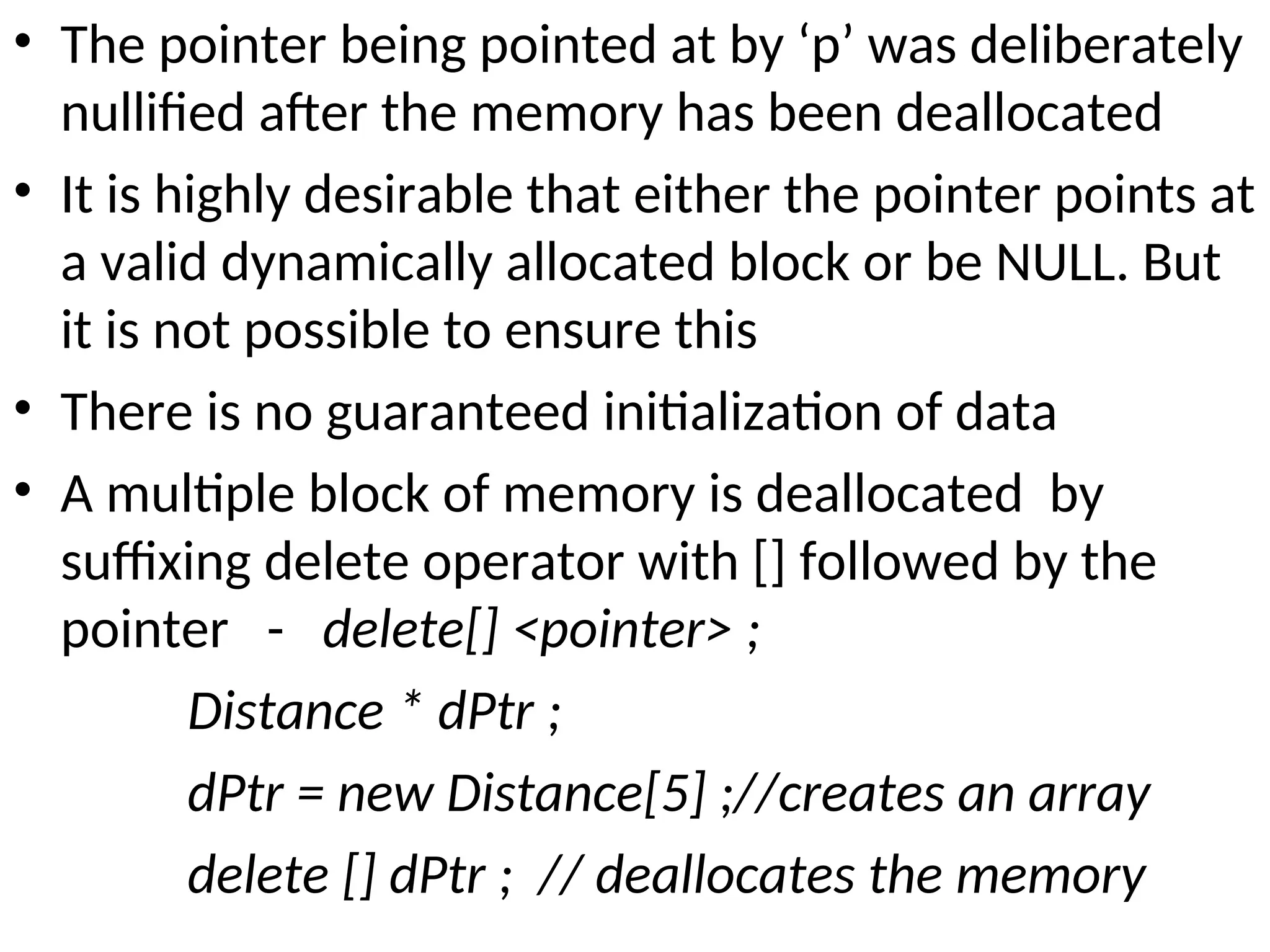 Dynamic Memory Management In C And Cppt