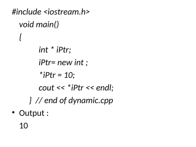 Dynamic Memory Management In C And Cppt 
