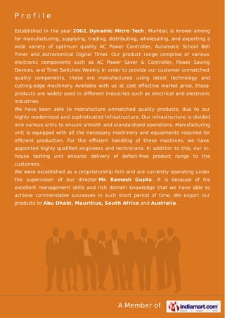 Dynamic micro-tech | PDF