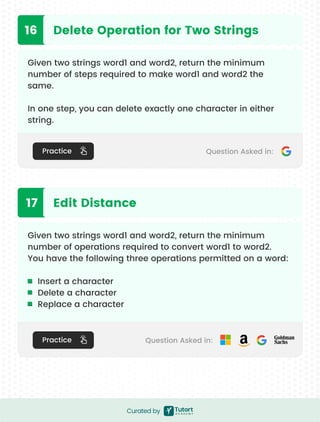 Learn Dynamic Programming Roadmap at Tutort Academy | PDF