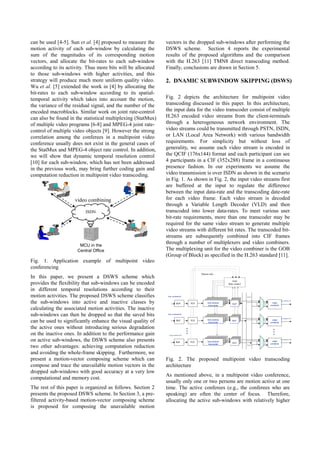 DYNAMIC REGION OF INTEREST TRANSCODING FOR MULTIPOINT VIDEO ... | PDF