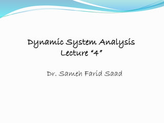 Dynamic systems-analysis-4 | PDF