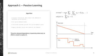Building an algorithmic price management system using ML | PPTX