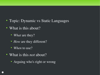 Dynamic Vs Static | PDF