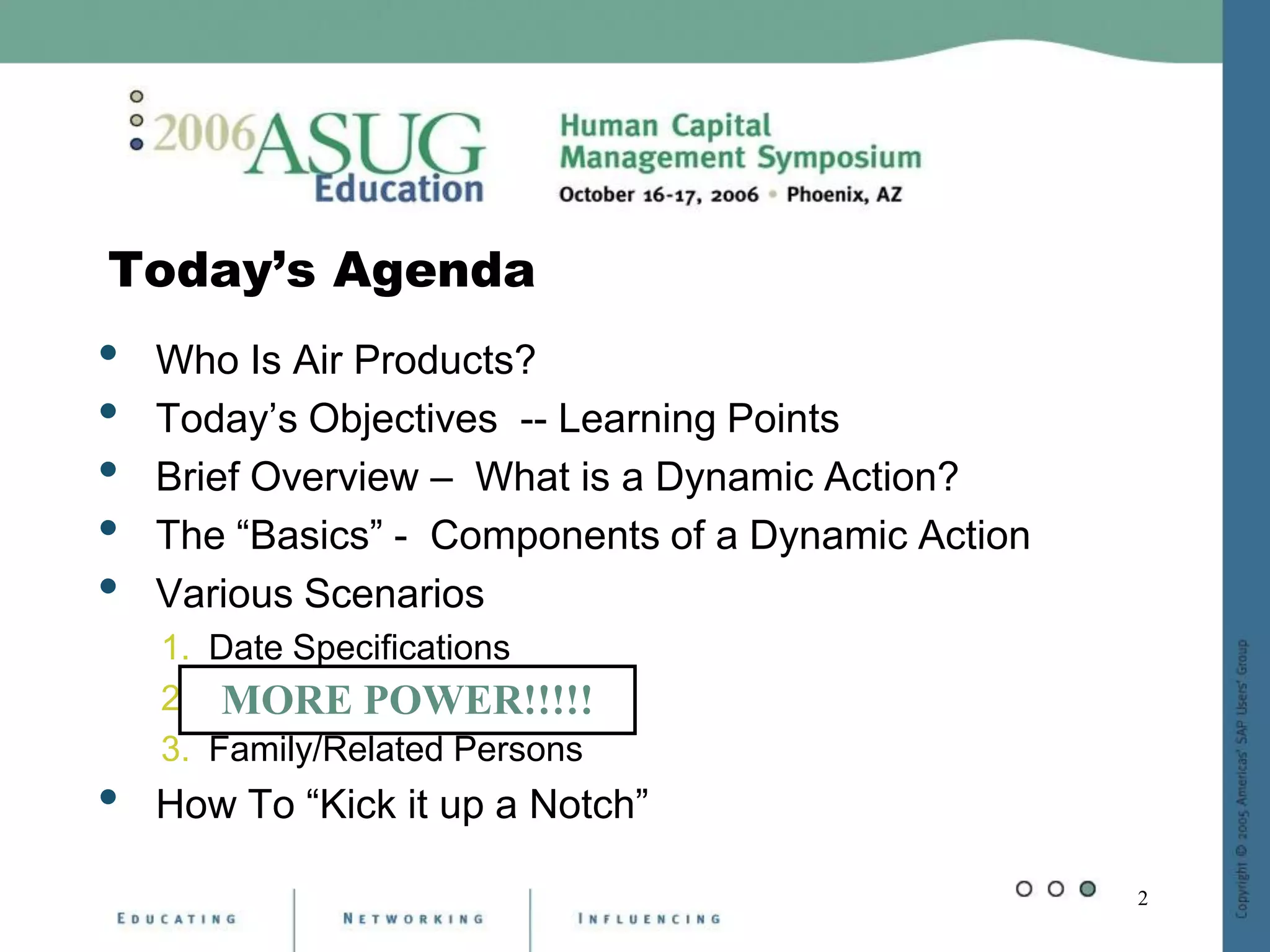 Dynamic Actions On Steroids | PDF