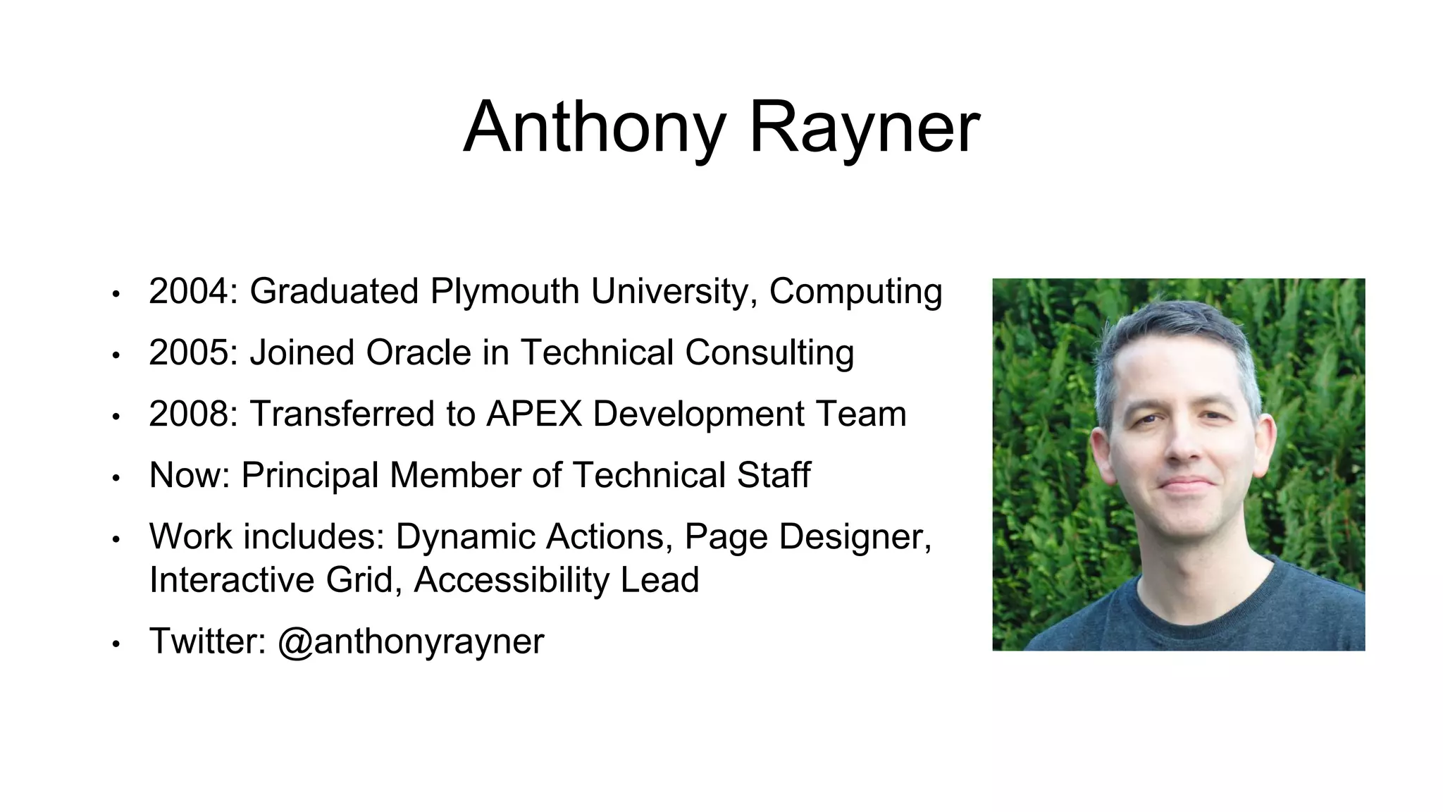 Oracle APEX Dynamic Actions | PPT