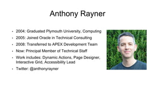 Oracle APEX Dynamic Actions | PPT