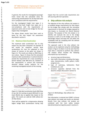 Dynamic analyses of ship impact to the new bridge over storstrømmen | PDF