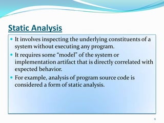 Dynamic Analysis And Profiling Of Multi Threaded Systems | PPTX