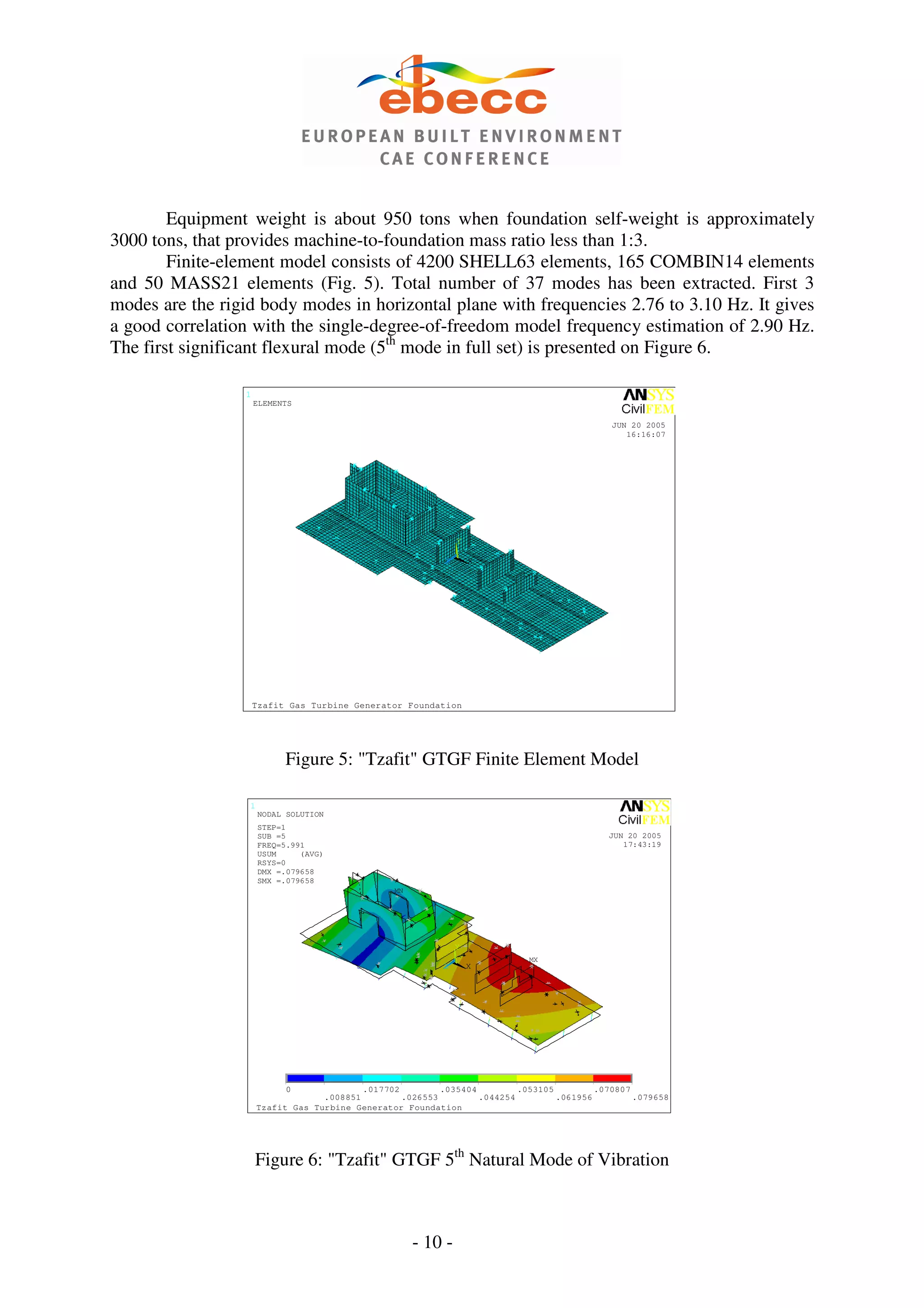 Dynamic analysis and structural design of turbine generator foundations(1) | PDF