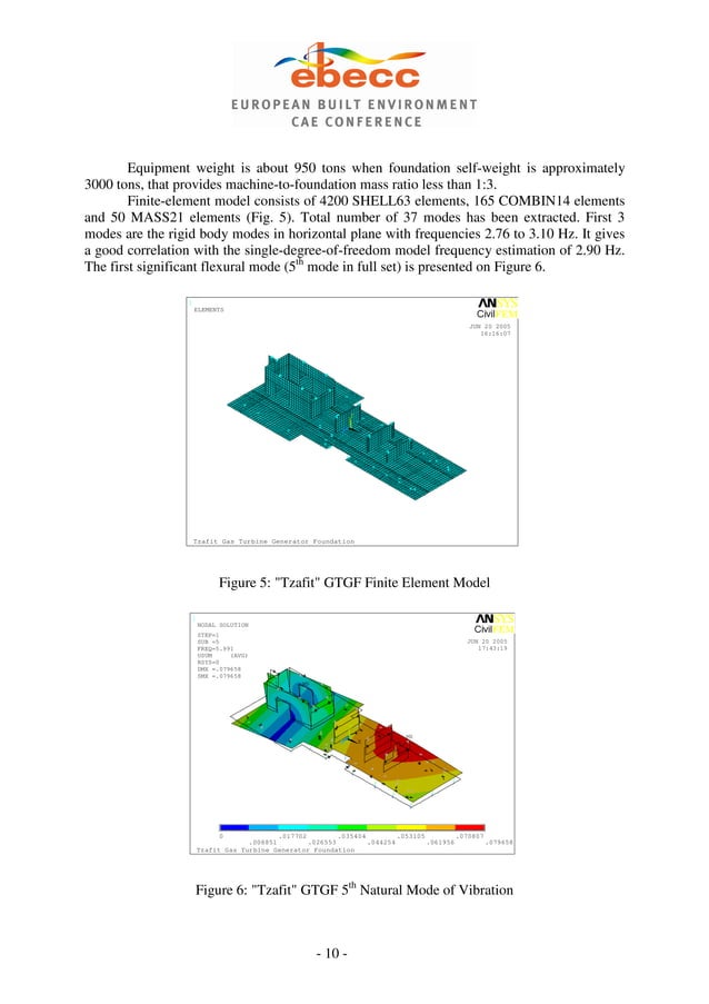 Dynamic analysis and structural design of turbine generator foundations ...