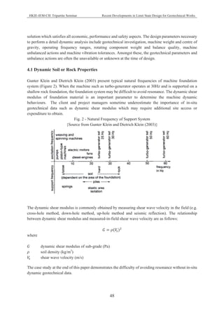 Dynamic analysis of machine foundation: when a static force cannot give ...