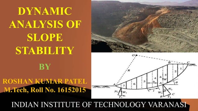 Dynamic Analysis of Slope Stability | PPTX