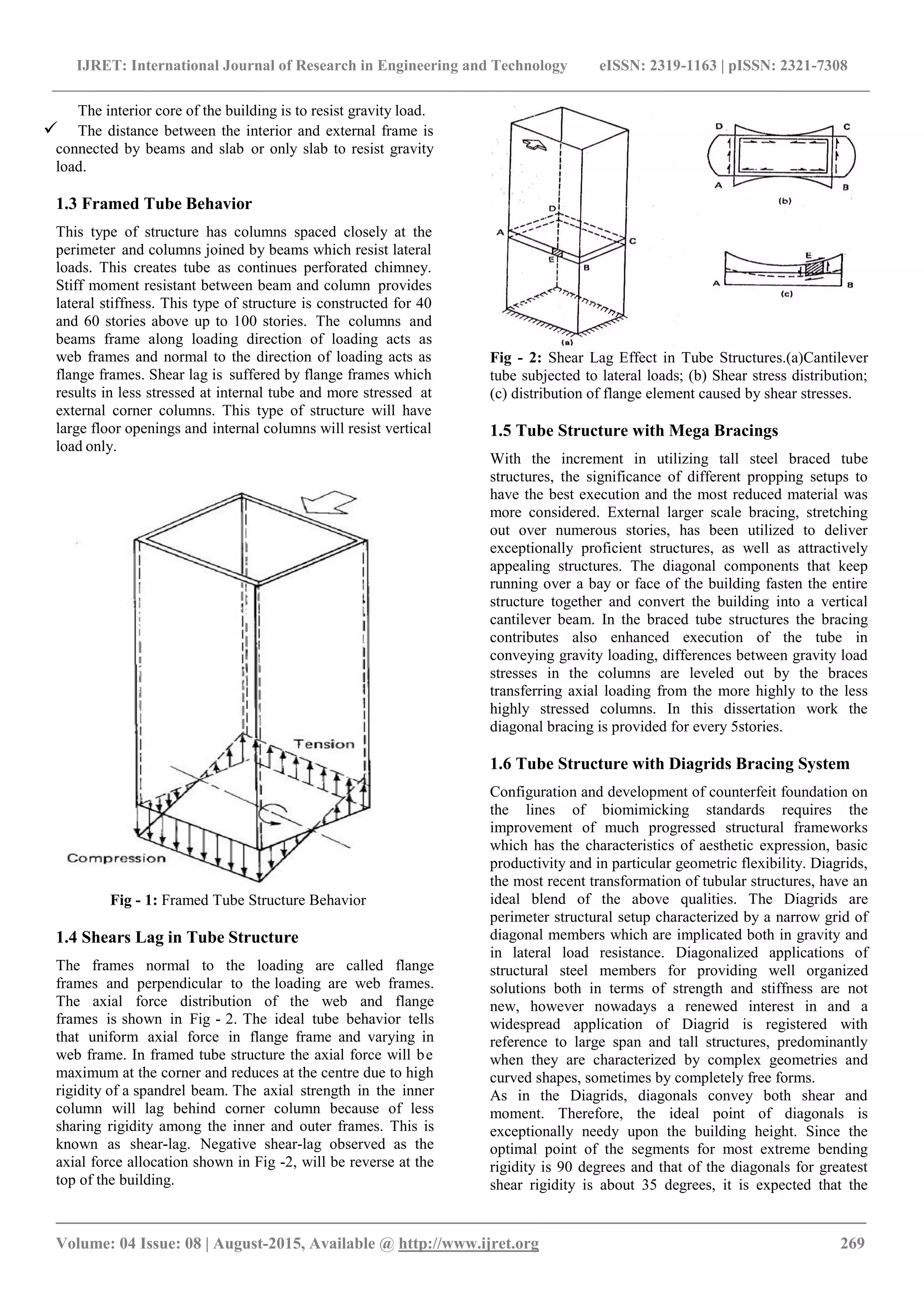 Dynamic analysis of steel tube structure with bracing systems | PDF