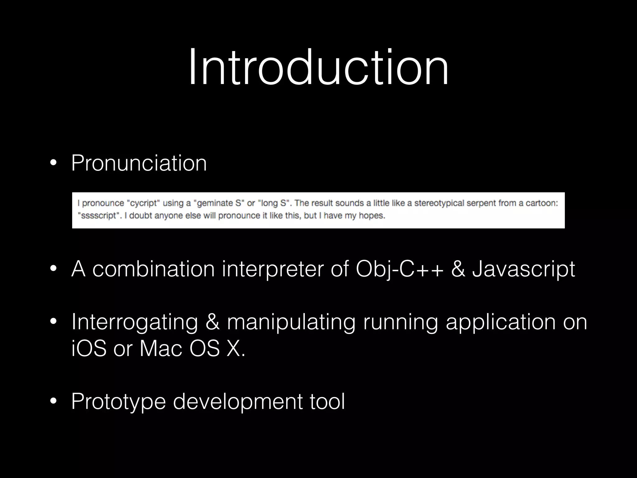 Dynamic analysis with cycript | PPT