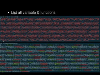 Dynamic analysis with cycript | PPT