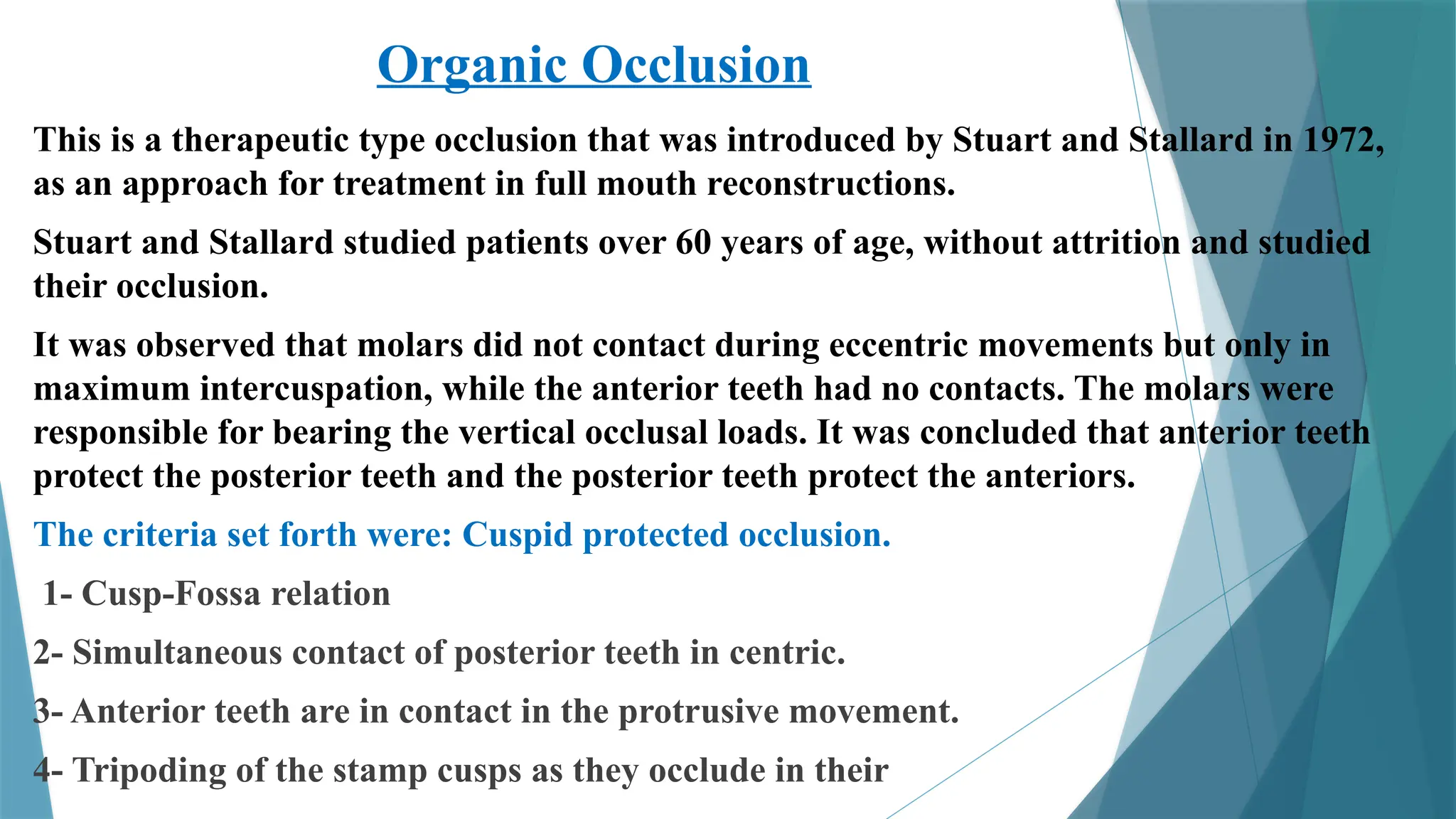 dynamic and static occlusion in fixed prosthodontics.pptx