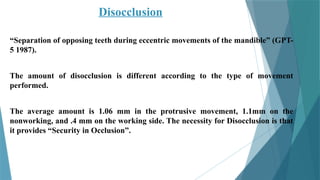 dynamic and static occlusion in fixed prosthodontics.pptx